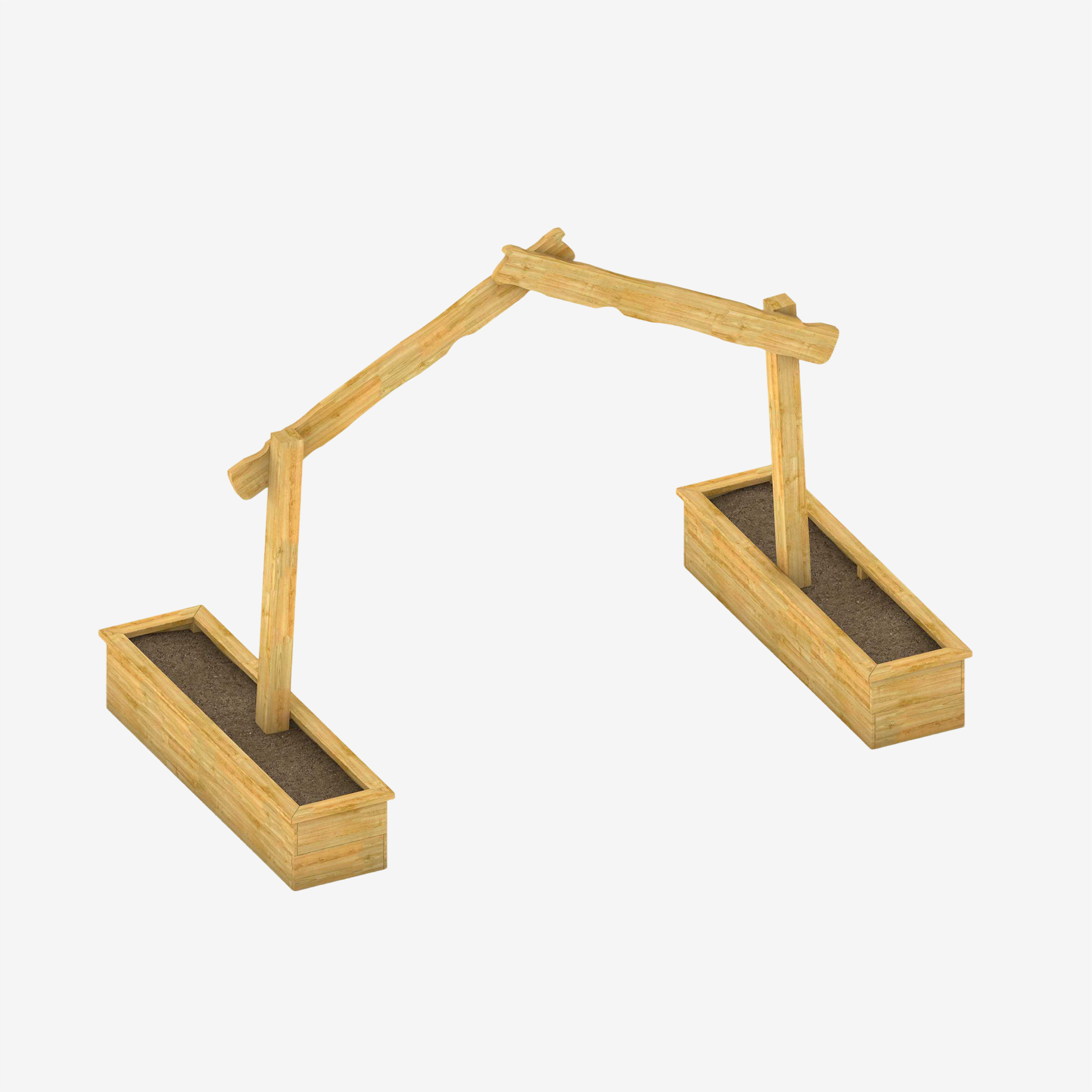 Trellis Archway with Sleeper Planters | Phoenix Play